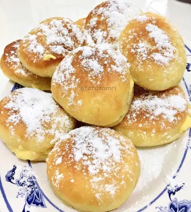 Resepi Donut Gebu Berinti Kastard • Resepi Bonda