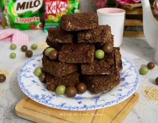 Resepi Nestum Choc Peanut Butter Bars • Resepi Bonda