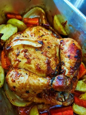 Jom Cuba Resepi Blackpapper Roasted Whole Chicken • Resepi Bonda