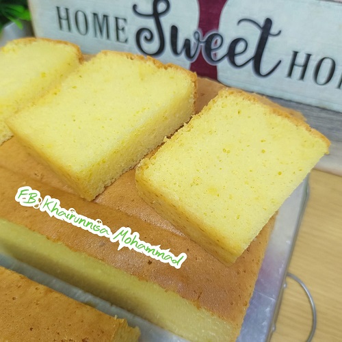 Resipi Pure Butter Cake Guna Sukatan Cawan • Resepi Bonda