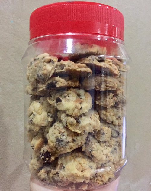 Resepi Biskut Cornflakes Crunchy Chocolate Chips • Resepi Bonda